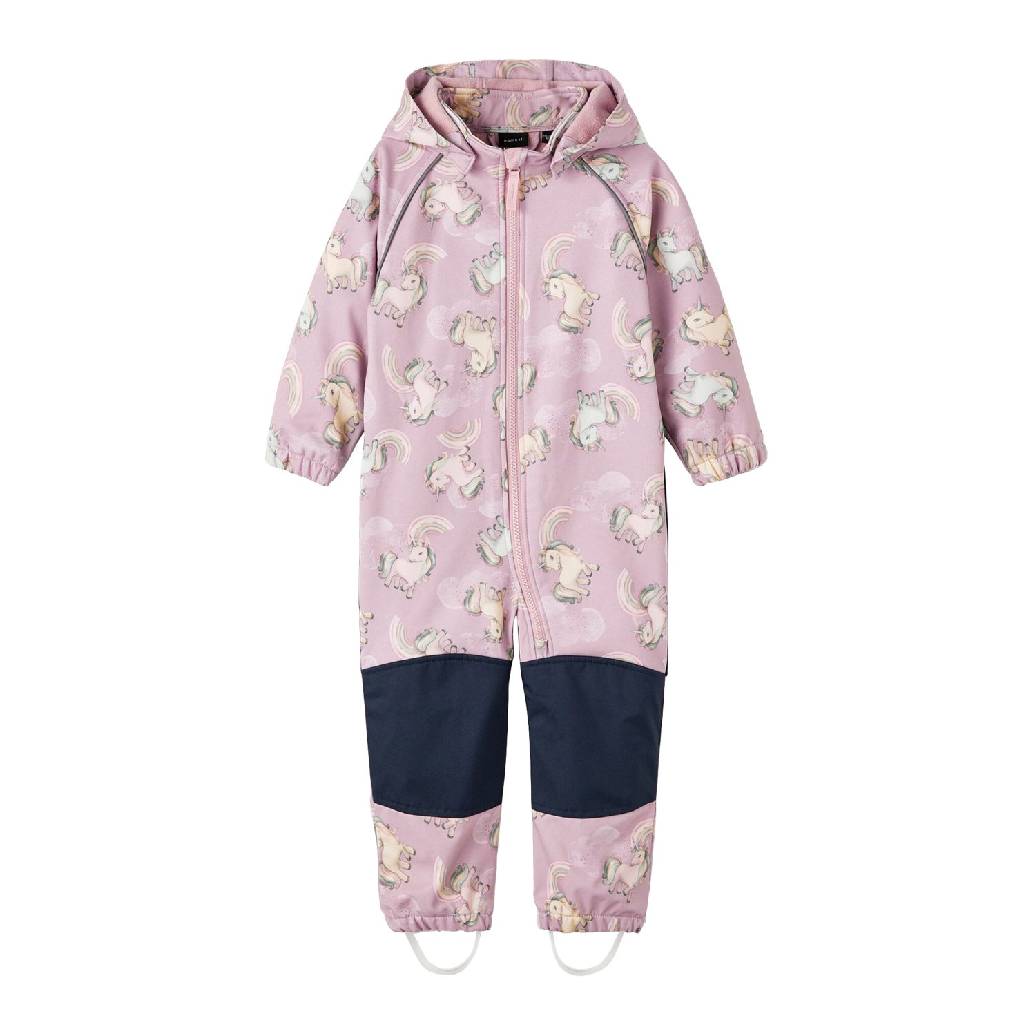 Malfa softshell parkdress, zephyr | Barnashus.no