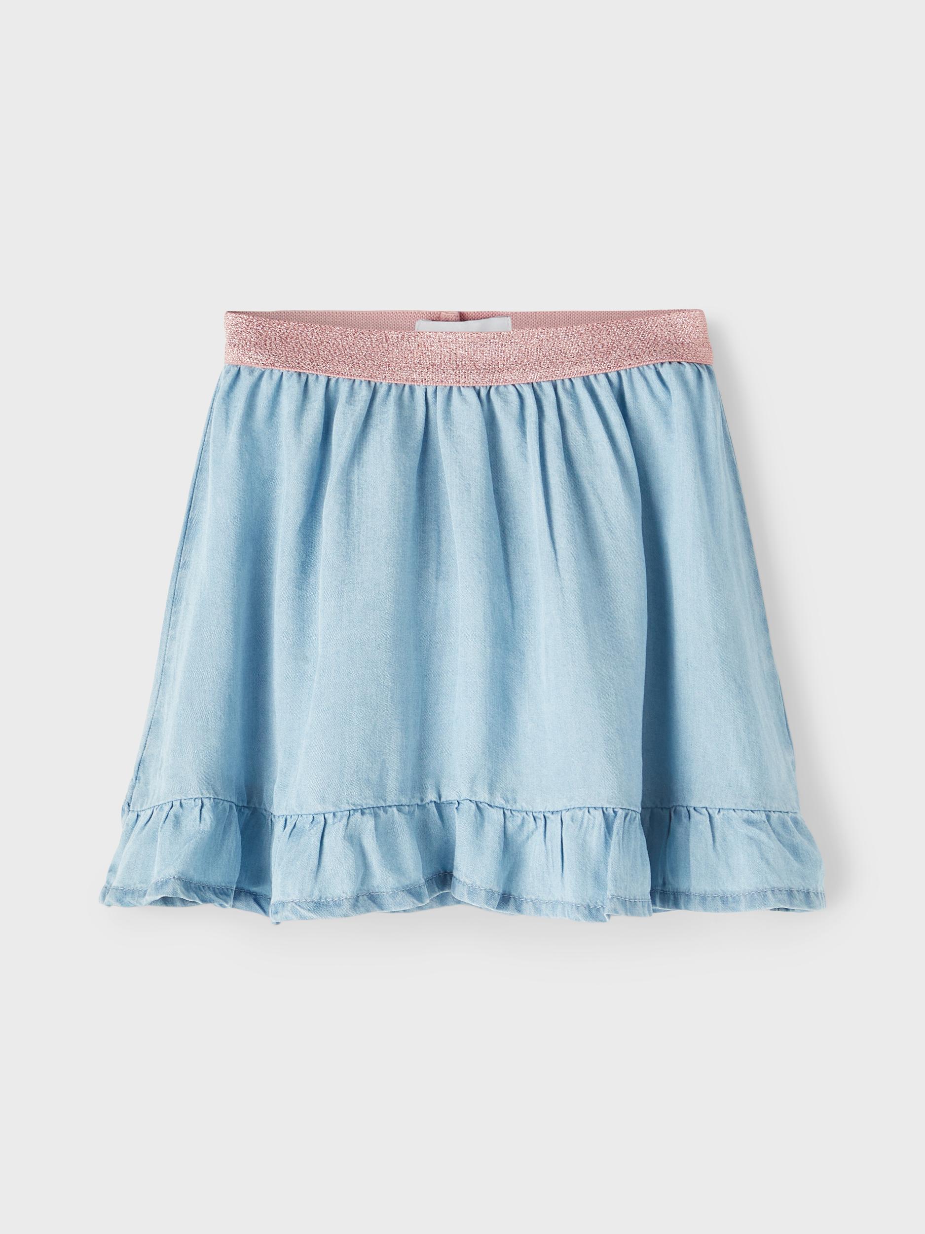 Mia denim skjørt, lightbluedenim | Barnashus.no