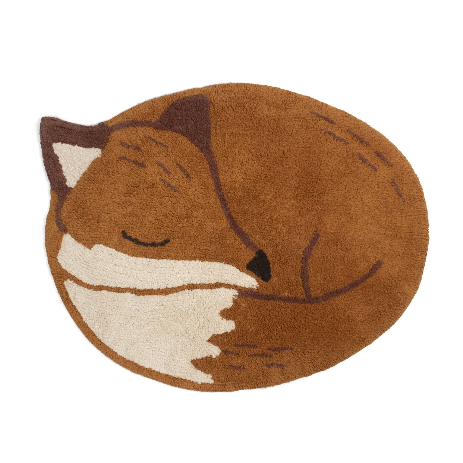 Gulvteppe Reven Freya, orange | Barnashus.no